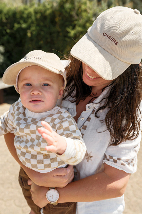 Mini & Me Matching Hats - Beige – Peggy and Finn
